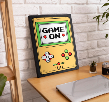 Level Up with Video Game Canvas Art - TenStickers