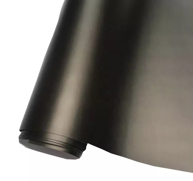 Black plain vinyl sticker - TenStickers