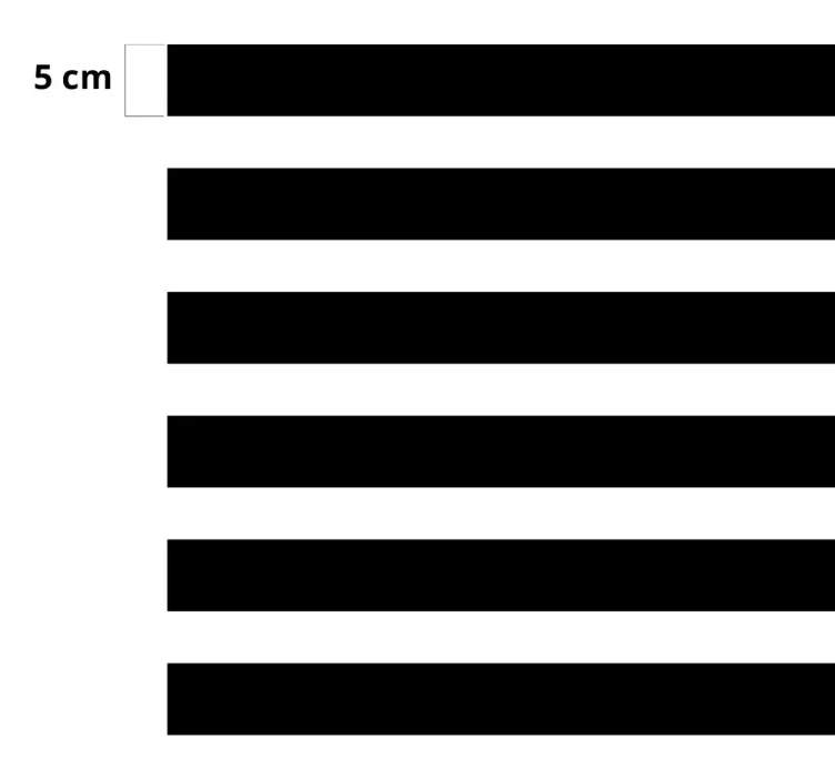 Horizontal lines furniture decal - TenStickers