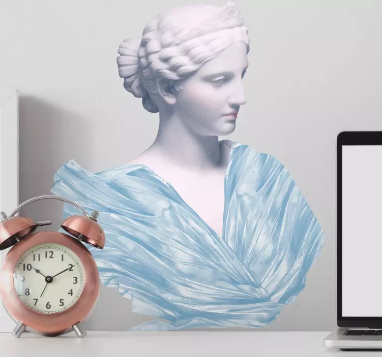 Classical Female Bust wall decal