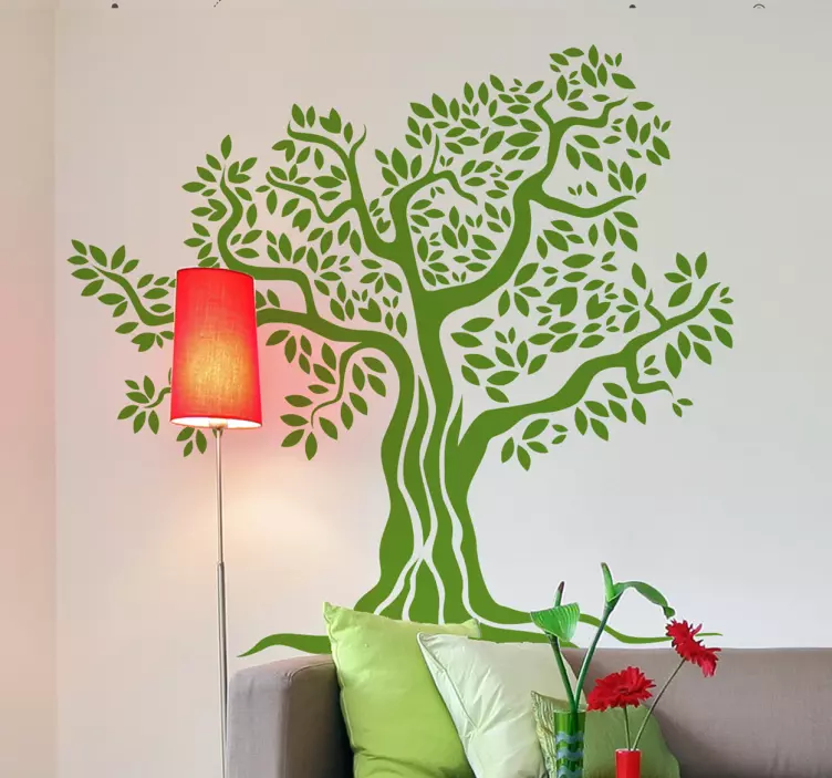 Olive Tree Wall Decal - TenStickers