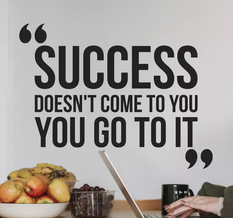 Success great design inspirational quote stickers - TenStickers