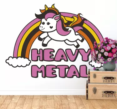 Heavy Metal Wall Stickers for your home - TenStickers