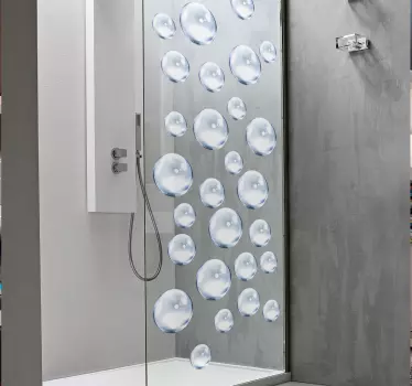 Shower Screen Stickers for your shower - TenStickers