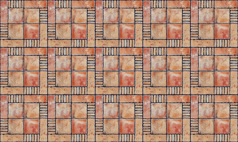 CROSS-HATCHED PATTERNS tile vinyl carpet