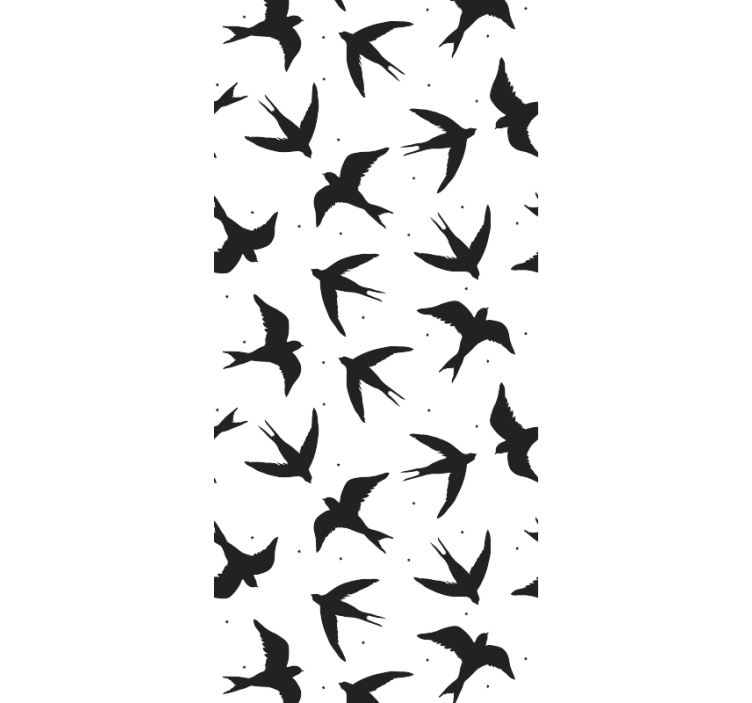 Flying Swallows Pattern birds wallpaper
