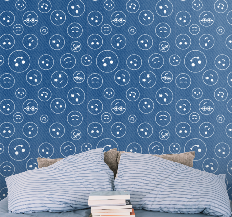 Smiley Face Patterns wallpaper flowery